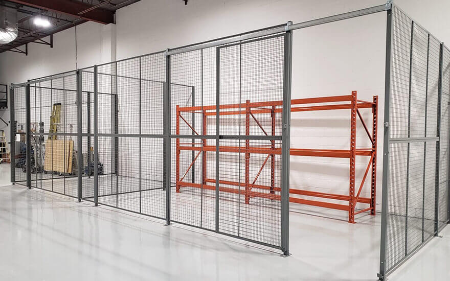 Wire Partition Panels For Warehouse Security - Shengsen